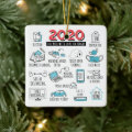 Quarantine Christmas COVID Year 2020 Commemorative Ceramic Ornament ...