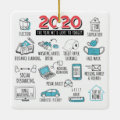 Quarantine Christmas COVID Year 2020 Commemorative Ceramic Ornament ...