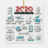 Quarantine Christmas COVID Year 2020 Commemorative Ceramic Ornament ...