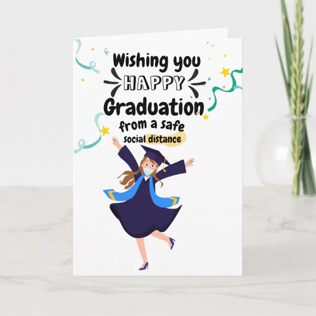 Quarantine Graduation card | Zazzle