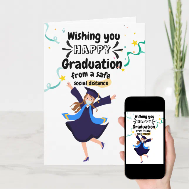 Quarantine Graduation card | Zazzle