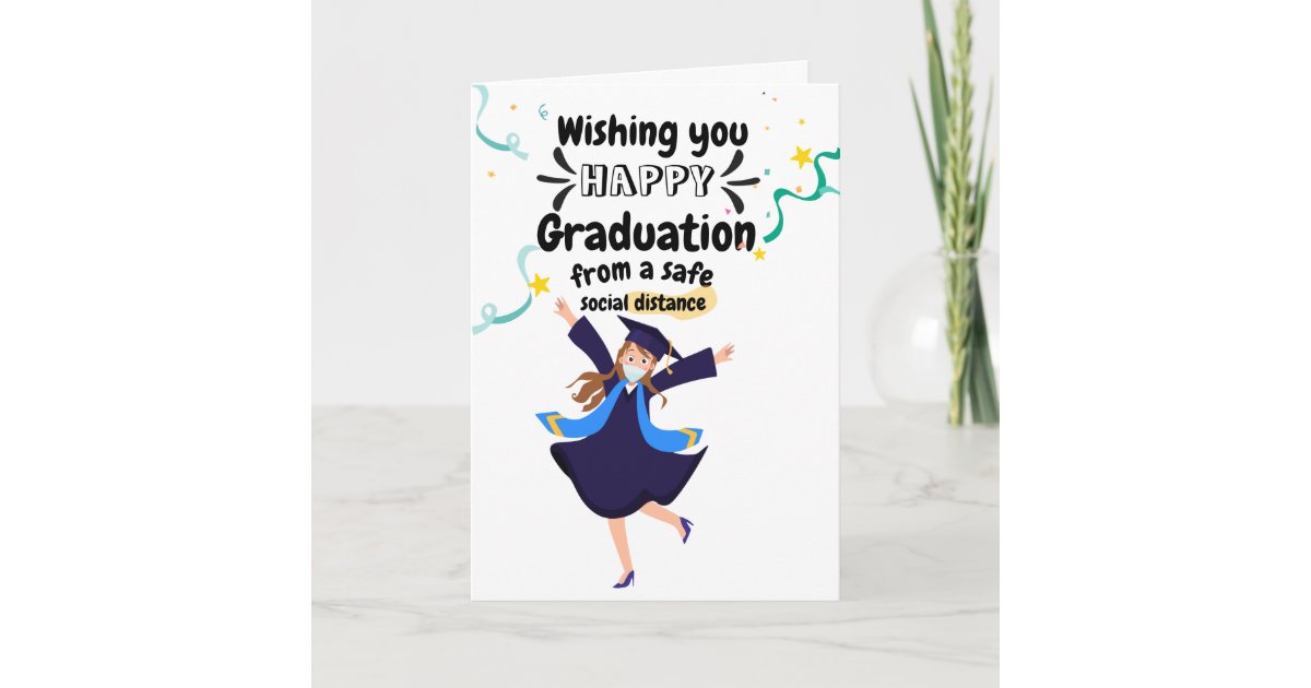 Quarantine Graduation card | Zazzle