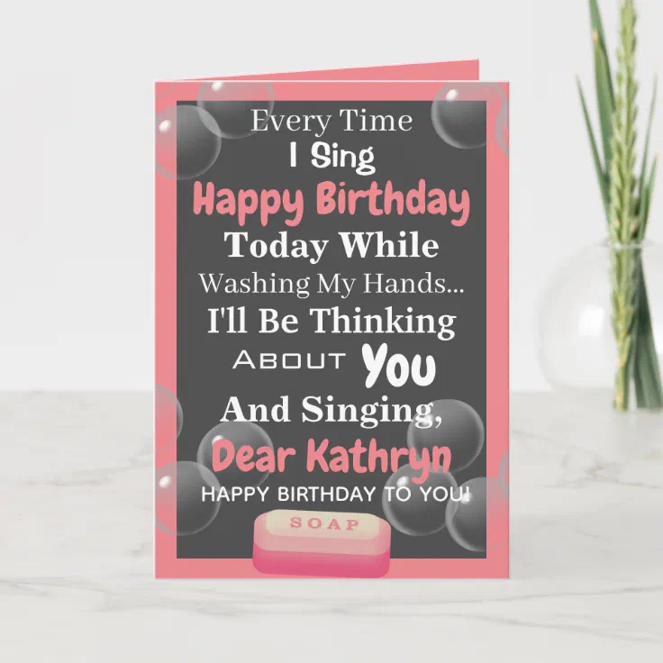 Quarantined Birthday Card | Zazzle