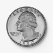 Quarter Paper Plates | Zazzle