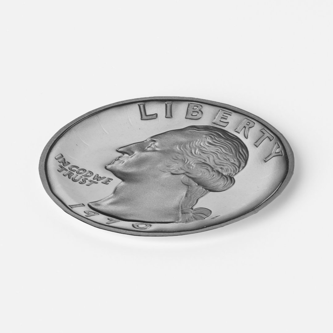 Quarter Paper Plates | Zazzle