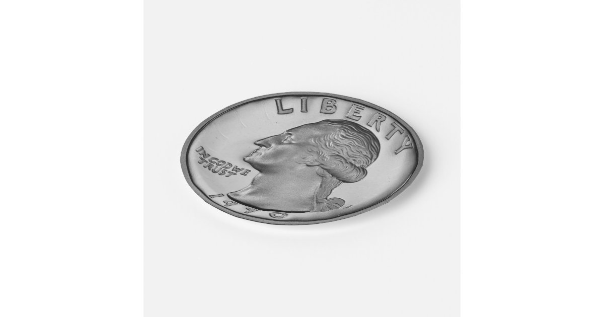 Quarter Paper Plates | Zazzle