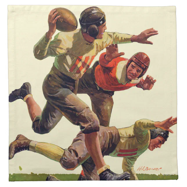 Quarterback Pass Napkin | Zazzle