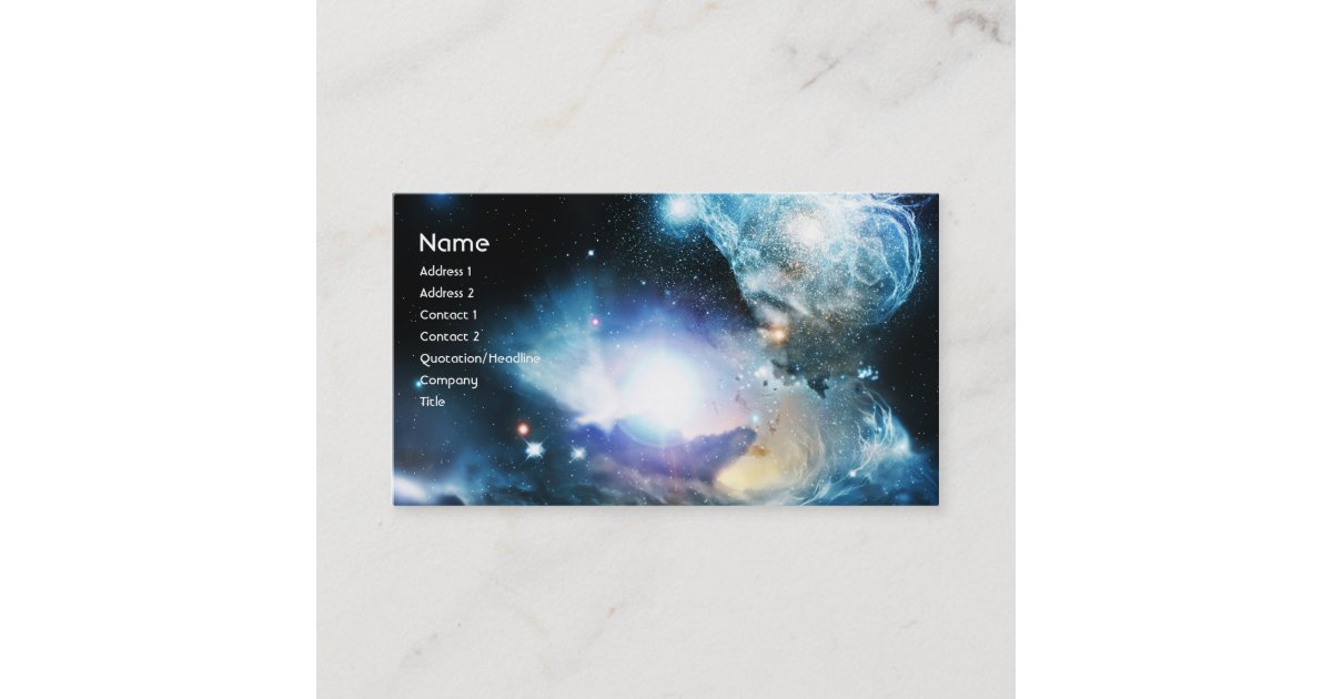 Quasar Business Card | Zazzle