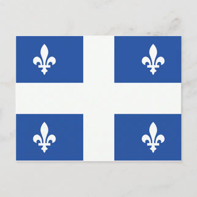 Quebec Flag Postcard | Zazzle