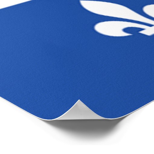 Quebec Flag Poster | Zazzle