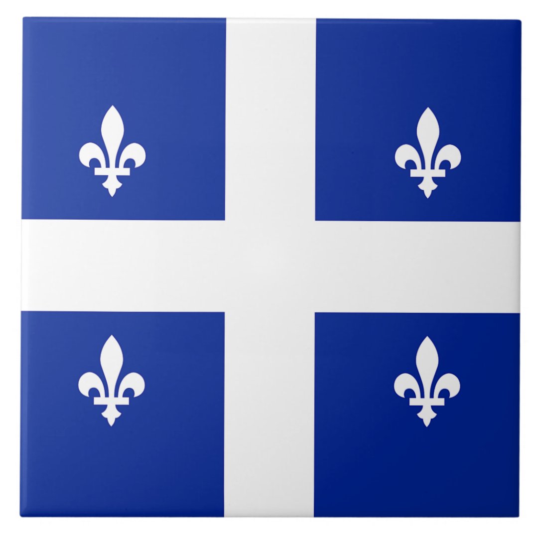 Quebec Flag Tile | Zazzle
