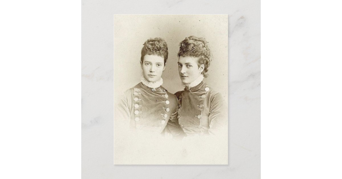 Queen Alexandra of England & sister Empress Marie Postcard | Zazzle