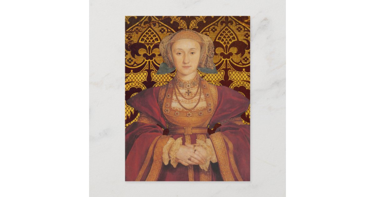 Queen Anne Of Cleves Portrait Postcard Zazzle