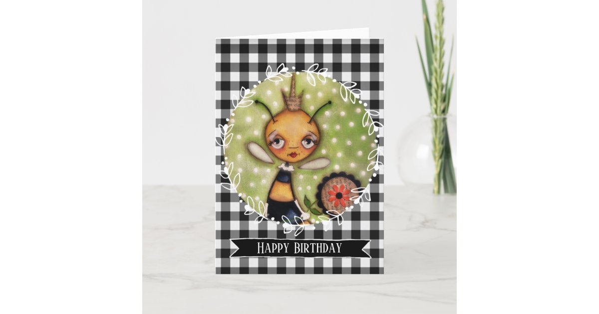 Queen Bee - Birthday Card | Zazzle