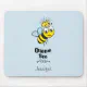 Queen Bee Cute Bumble Bee with Crown Personalized Mouse Pad | Zazzle