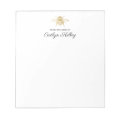 Queen Bee, Gold, From the Desk of Personalized Notepad | Zazzle