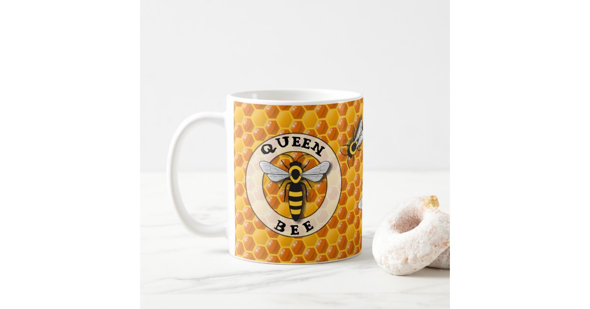 Queen Bee Honeycomb Coffee Mug | Zazzle.com