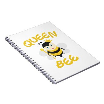 Queen Bee Notebook | Zazzle
