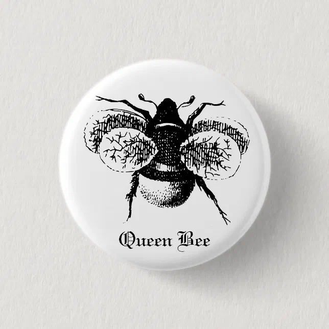 Queen Bee Pin | Zazzle