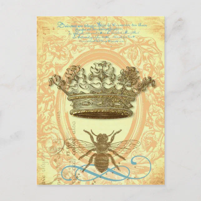 Queen Bee Postcards or Invitations | Zazzle