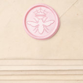 Queen Bee Wax Seal Sticker | Zazzle