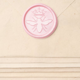 Queen Bee Wax Seal Sticker | Zazzle