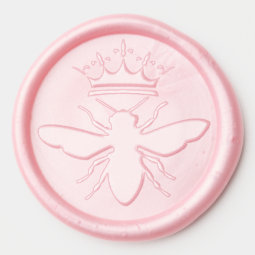 Queen Bee Wax Seal Sticker | Zazzle