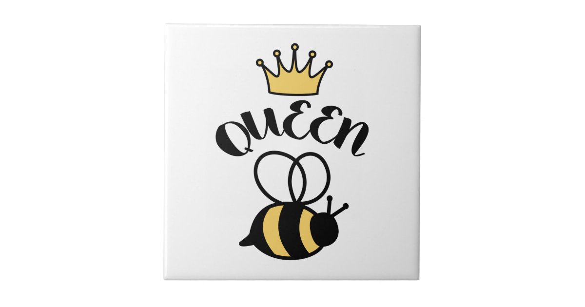 Queen Bumble Bee Ceramic Tile | Zazzle
