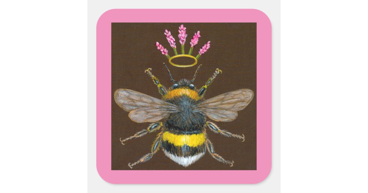 Queen Bumbly stickers | Zazzle