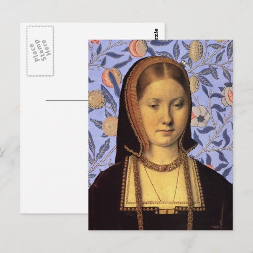 Queen Catherine of Aragon - Portrait Postcard | Zazzle