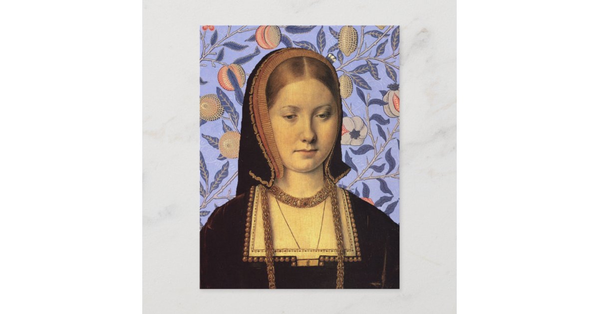 Queen Catherine of Aragon - Portrait Postcard | Zazzle