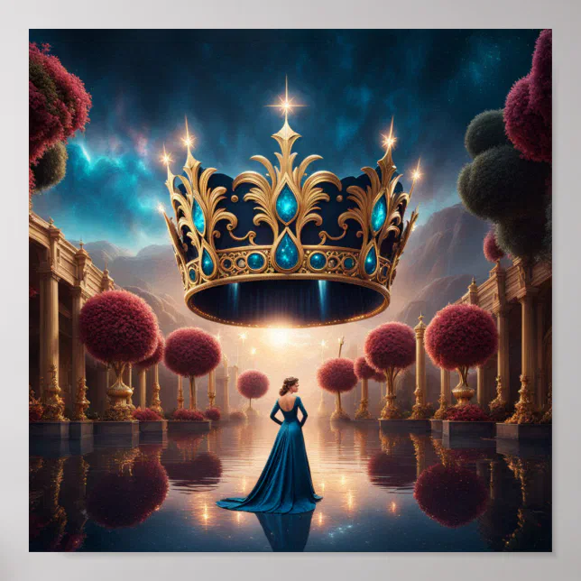 Queen crown Poster | Zazzle