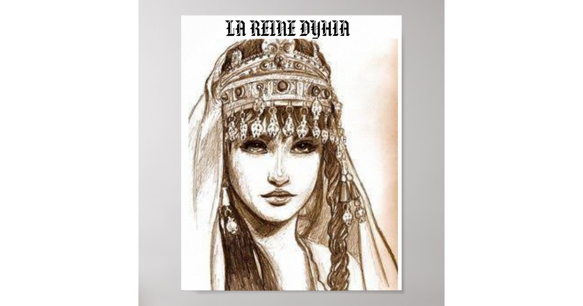 QUEEN DIHYA POSTER | Zazzle