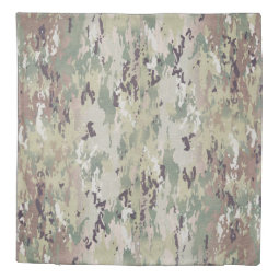 Queen Duvet Cover Army OCP Camo Uniform Camoflage | Zazzle