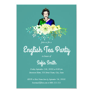 English Tea Party Invitations | Zazzle