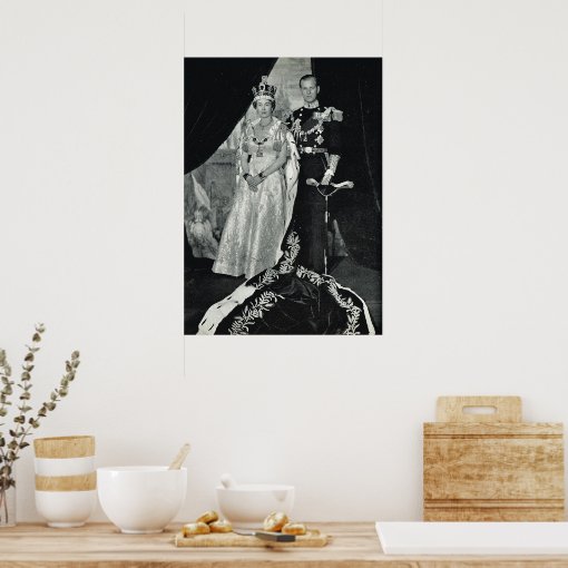 Queen Elizabeth II and Prince Philip Poster | Zazzle