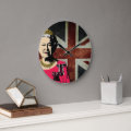Queen Elizabeth II clock | Zazzle