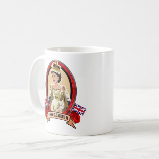 Queen Elizabeth II royal mug | Zazzle