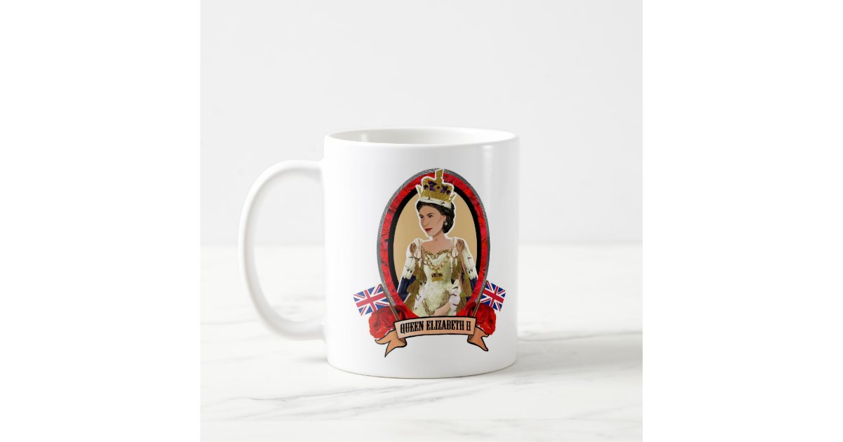 Queen Elizabeth II royal mug | Zazzle