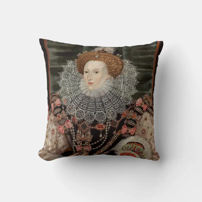 Queen Elizabeth the 1st pillow | Zazzle