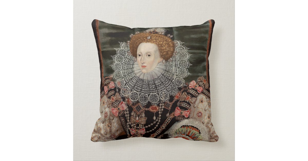 Queen Elizabeth the 1st pillow | Zazzle.com
