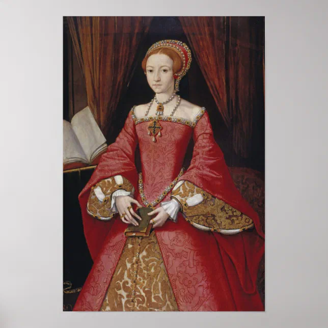 Queen Elizabeth The First Portrait Print | Zazzle