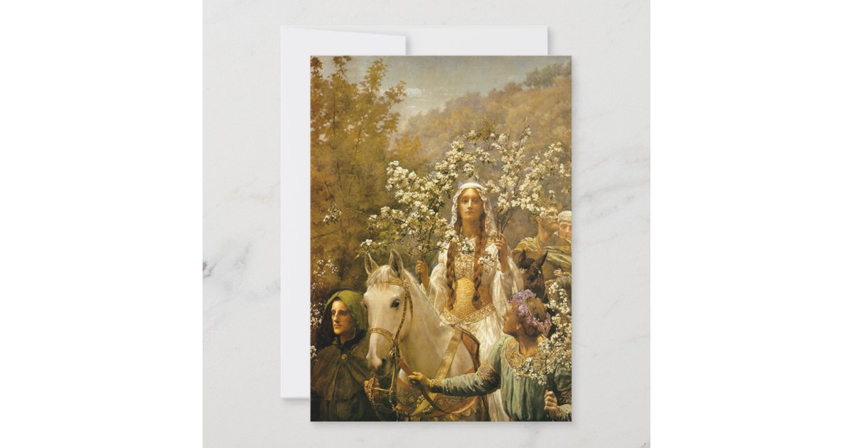 Queen Guinevere's Maying Invitation | Zazzle