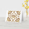 Queen hearts gold crown tiara white greeting card | Zazzle