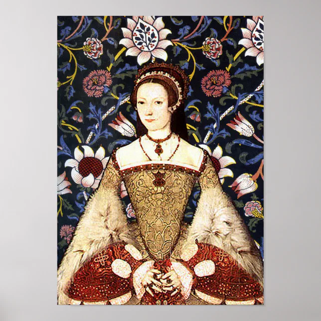 Queen Katherine Parr of England Portrait Poster | Zazzle