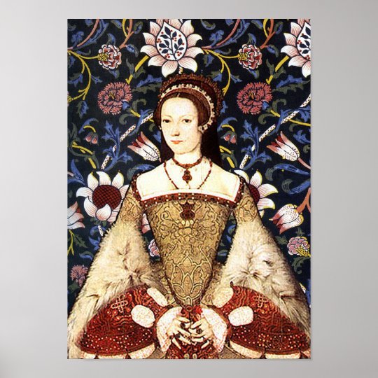Queen Katherine Parr of England Portrait Poster | Zazzle.com