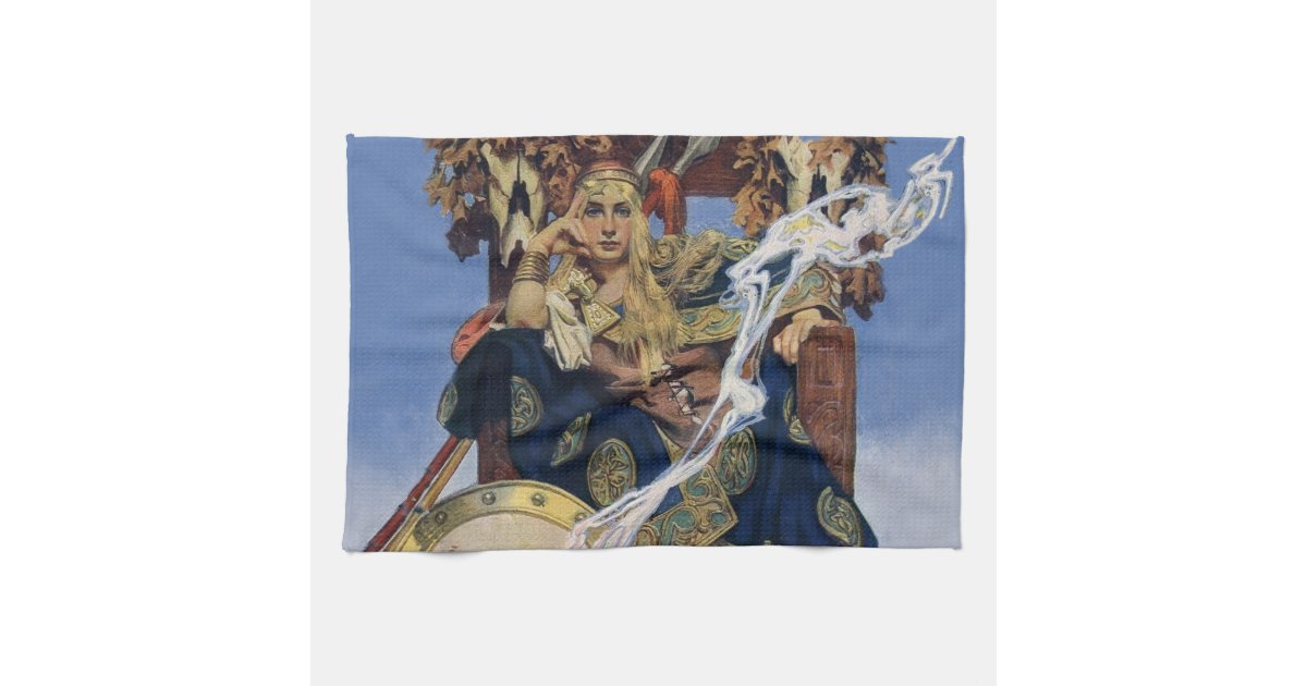 Queen Maeve Warrior Princess Fantasy Art Towel | Zazzle