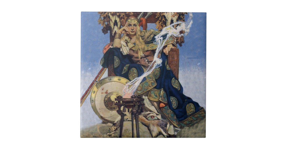 Queen Maeve Warrior Woman Princess Tile | Zazzle