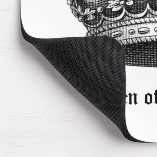 Queen of Everything Royal Vintage Crown Mouse Pad | Zazzle