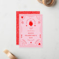 Queen of Hearts Valentine Note Card | Zazzle